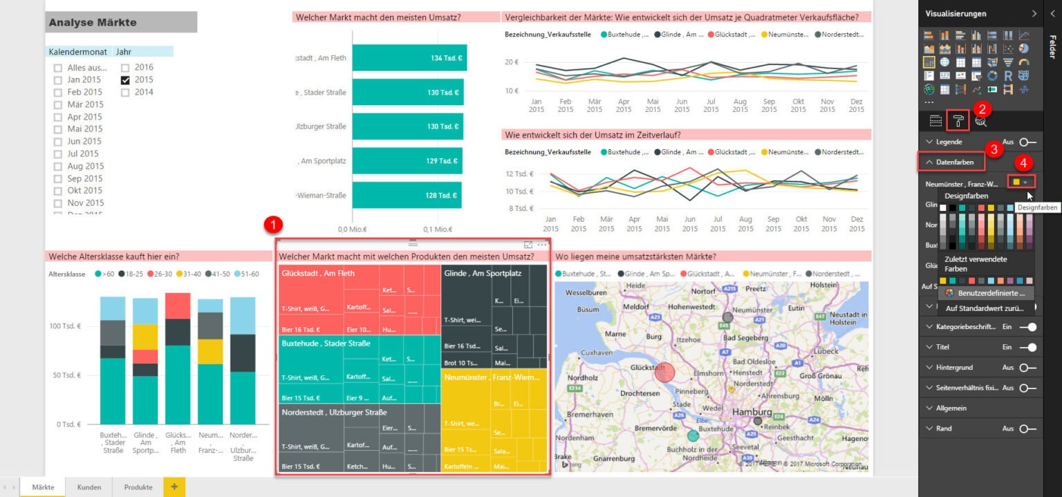 Wie erzeuge ich benutzerdefinierte Berichtsdesigns in Power BI | THE ...